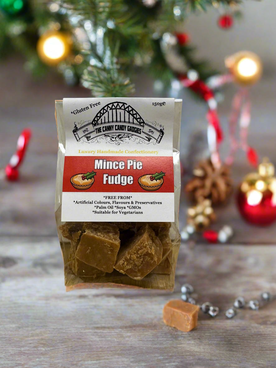 Mince Pie Fudge 150g – Northumbrian Gifts