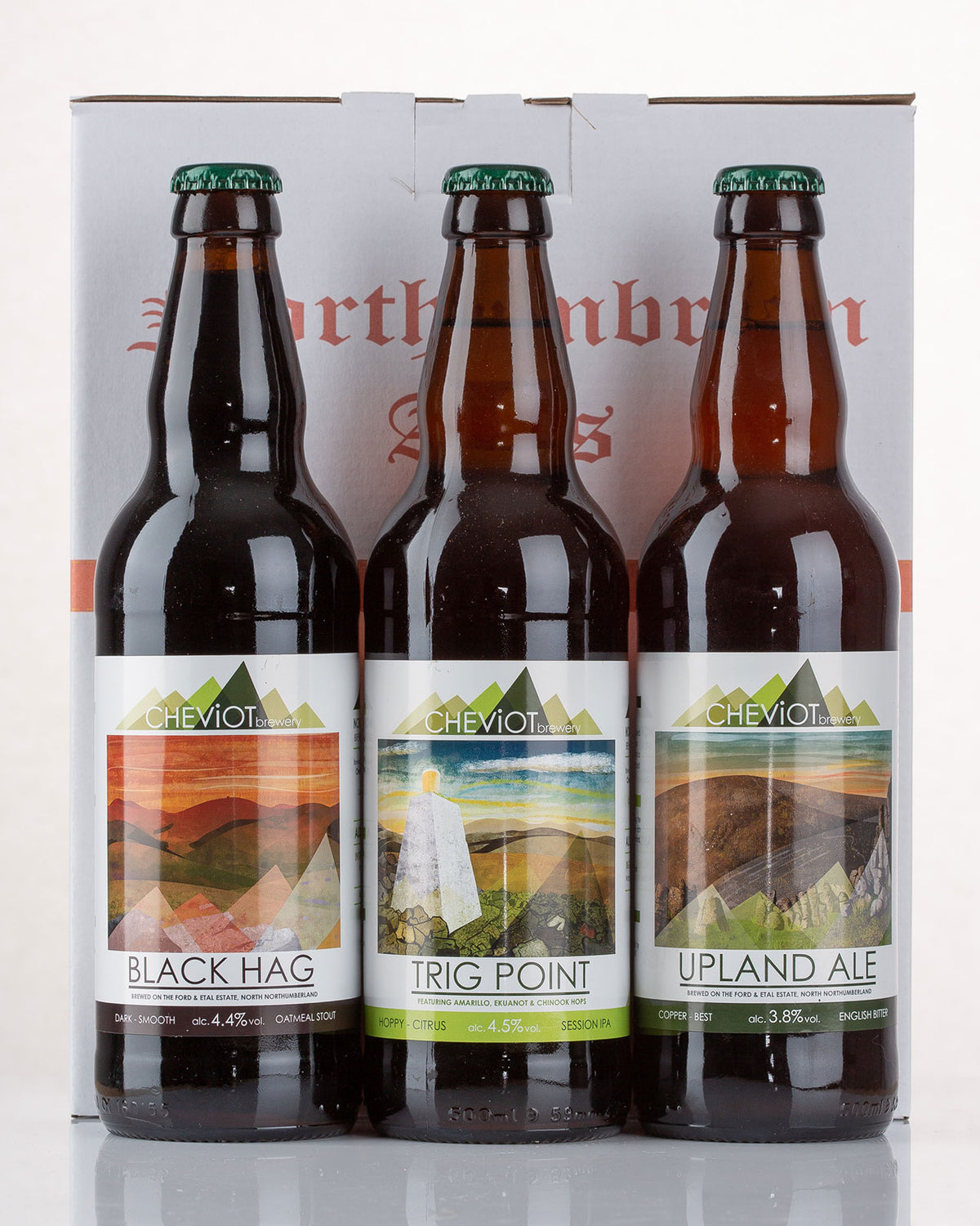Cheviot Brewery 3 Beer Gift Pack - Northumbrian Gifts