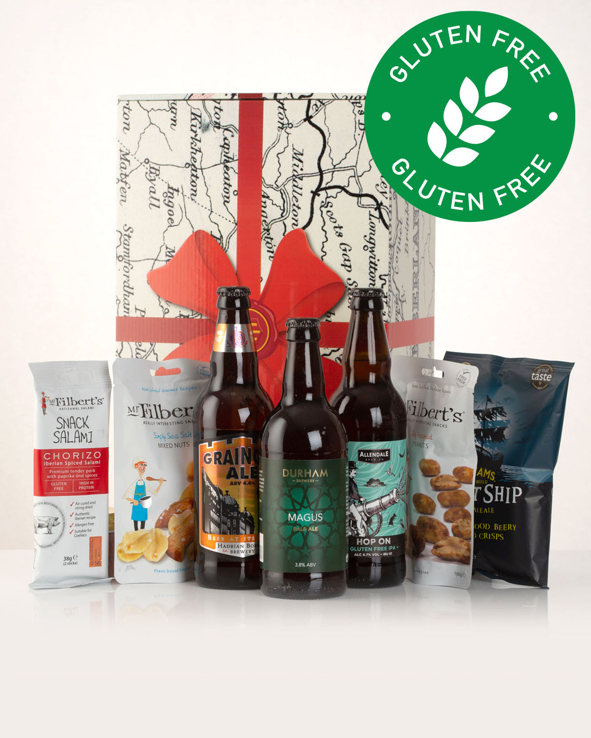 Northumbrian Ale And Snack Gluten Free Selection Gift Hamper ...