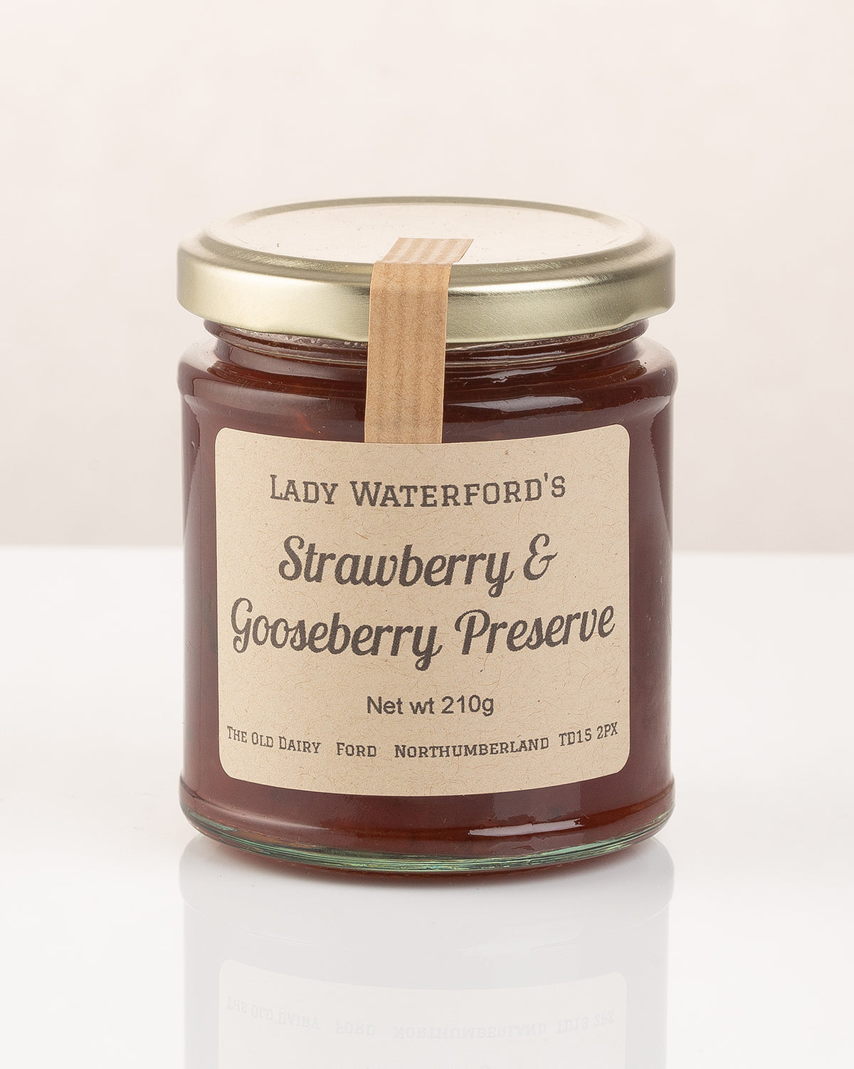 Lady Waterford's Strawberry & Gooseberry Preserve - Northumbrian Gifts