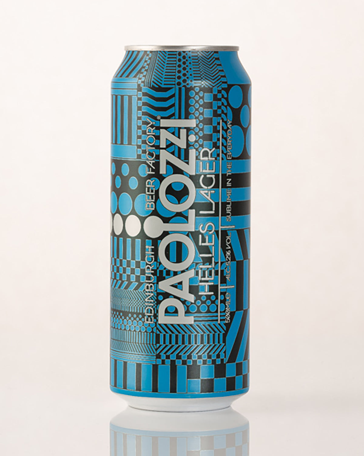 Edinburgh Beer Factory - Paolozzi Lager 500ml Can - Northumbrian Gifts