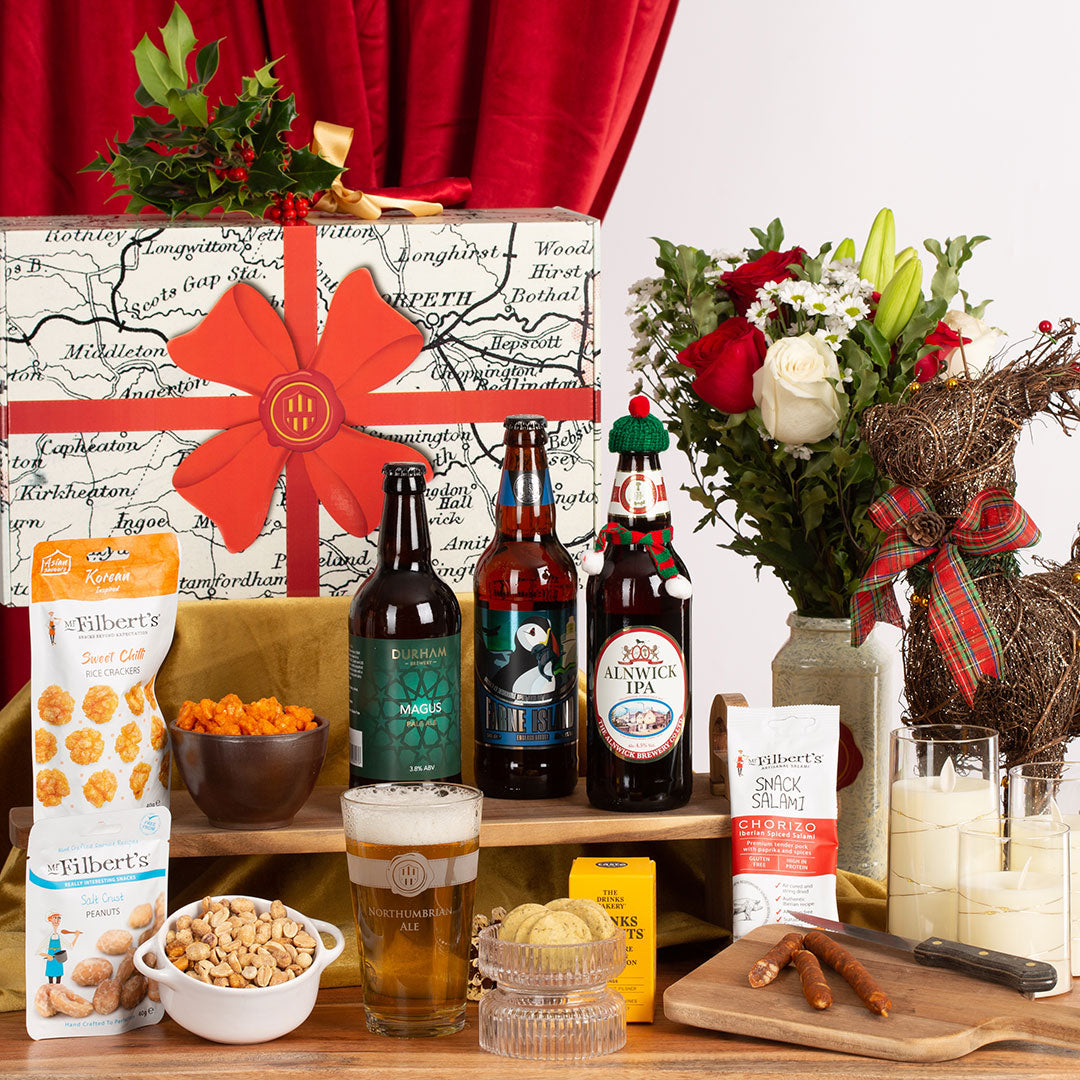 Northumbrian Ale And Snack Selection Gift Hamper – Northumbrian Gifts