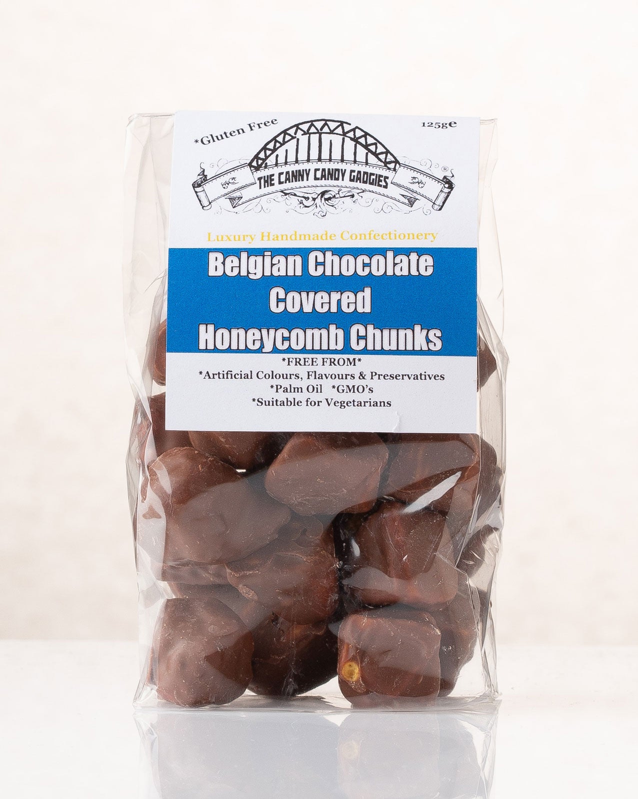 Belgian Chocolate Covered Honeycomb Chunks - Northumbrian Gifts