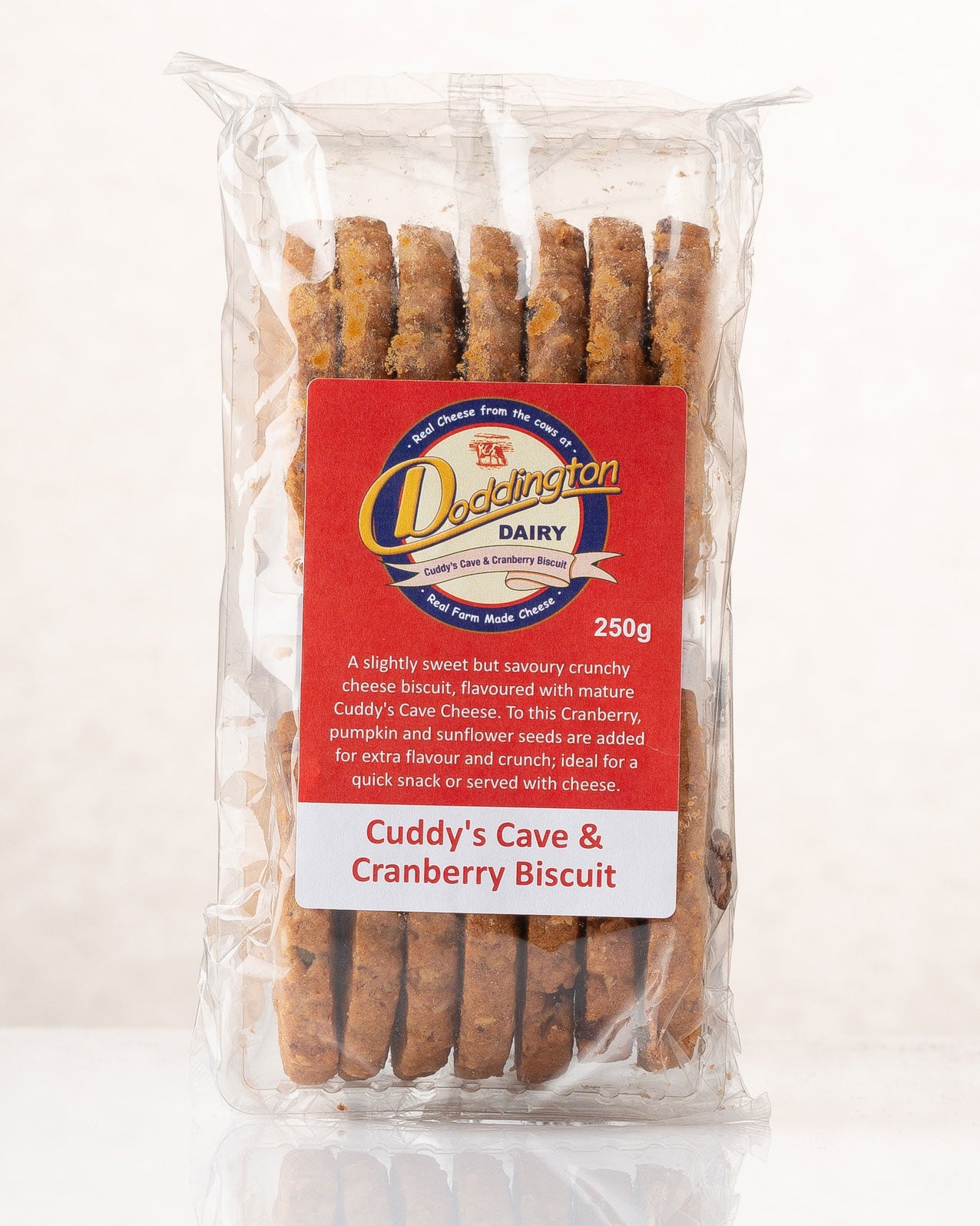 Doddingtons Cheese Biscuits 250gms - Northumbrian Gifts