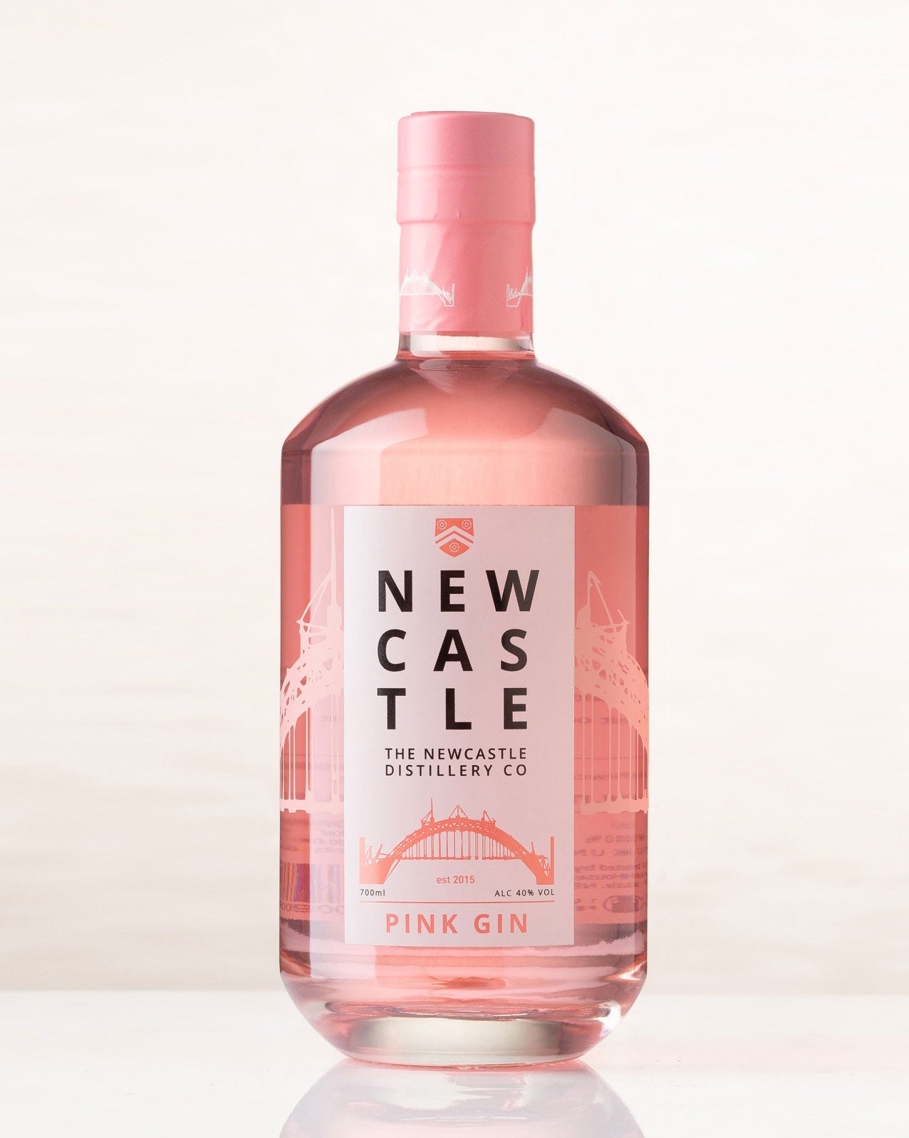 Newcastle Pink Gin 70cl - Northumbrian Gifts